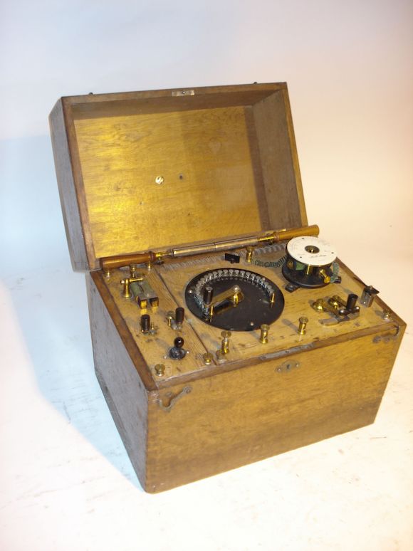 Bonhams : A medical ECT machine, circa 1880,