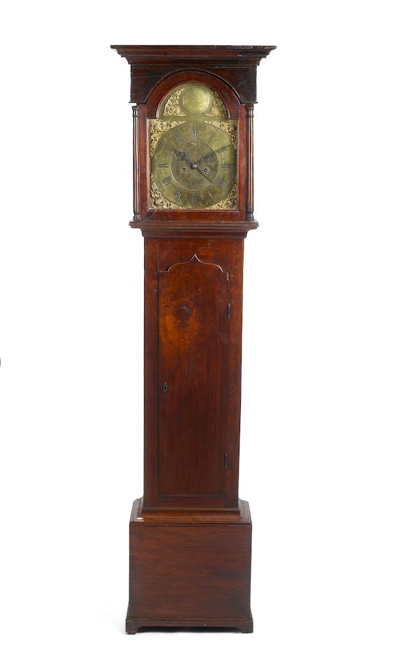 Bonhams : A late 18th century Scottish mahogany longcase clock Alex ...