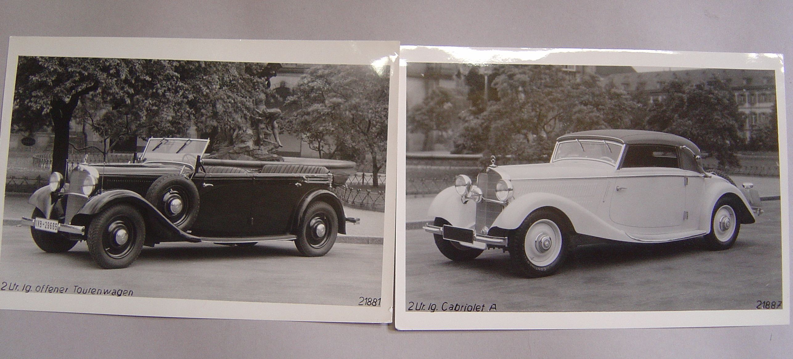Bonhams Cars : A collection of original Mercedes Benz press photographs,