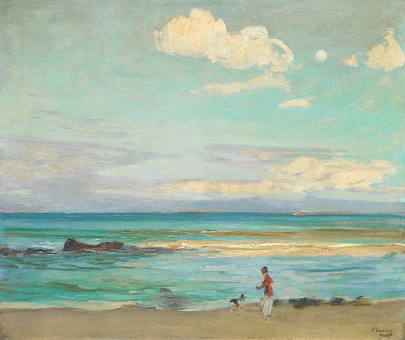 Bonhams : Sir John Lavery R.A., R.S.A., R.H.A. (1856-1941) Evening, The ...