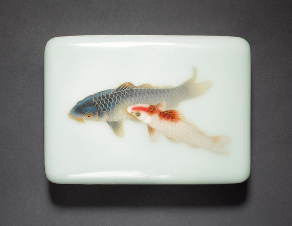 Bonhams : A cloisonné enamel box of rectangular form The base with ...