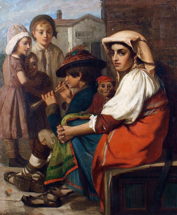 Bonhams : William Holyoake (British, 1834-1894) The itinerants