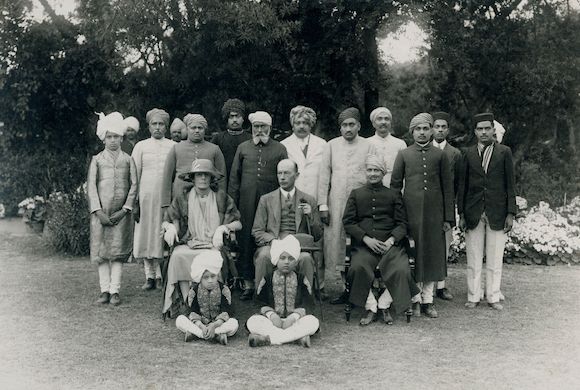 Bonhams : HARDINGE (CHARLES, Viceroy) Five group portraits, one of ...