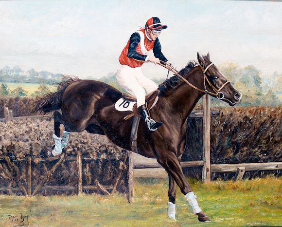 Bonhams : Peter Biegel (1913-1987) Over the fence