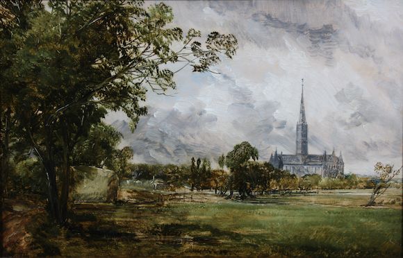 Bonhams : Circle of Alfred Vickers Snr. (British, 1786-1868) 31 x 47.5cm