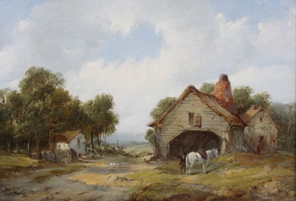 Bonhams : Circle of Alfred Vickers Sr. (British, 1786-1868) 30 x 44cm