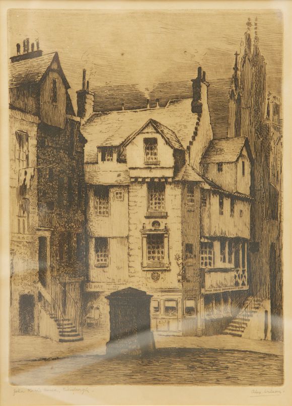 Bonhams : EDINBURGH WILSON (ALEXANDER) Edinburgh Castle from ...