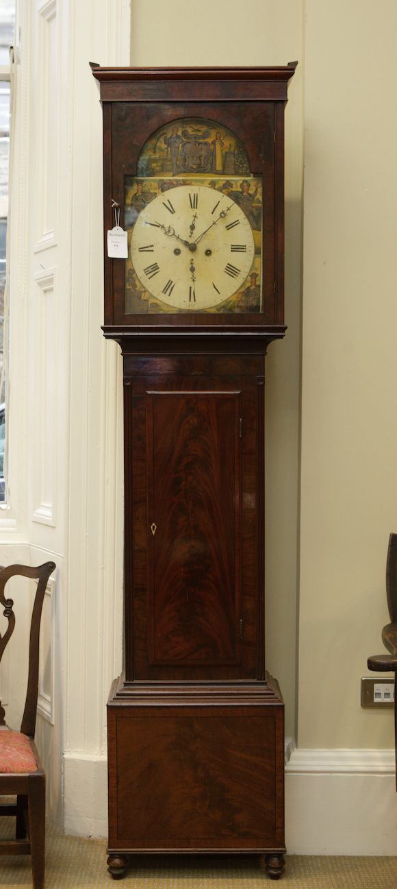 Bonhams : A 19th century longcase clock Jas Gibb Lochwinnock
