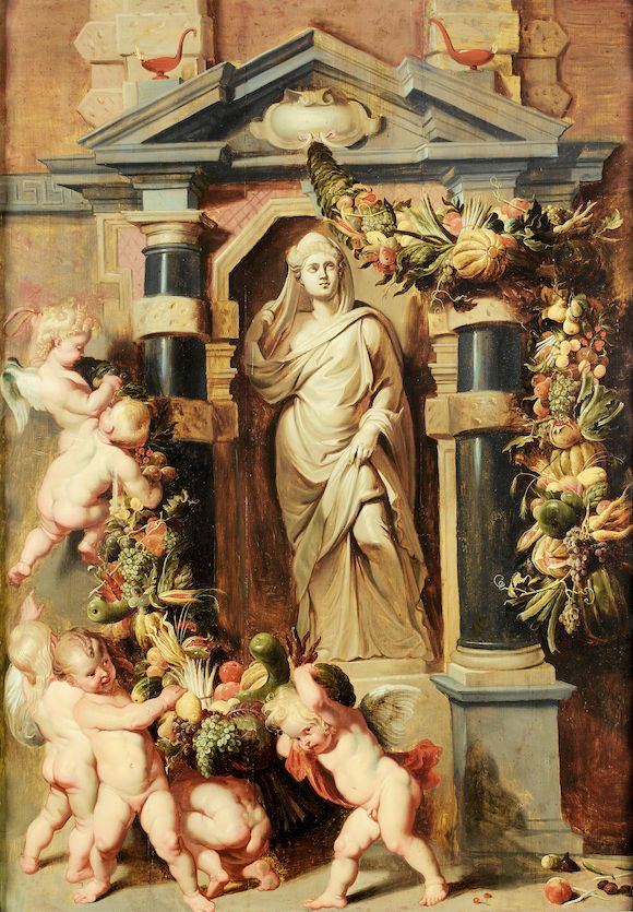 Bonhams : After Sir Peter Paul Rubens, 17th Century A statue of Ceres ...