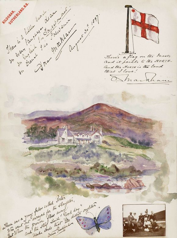 Bonhams : ALBUM An interesting late Victorian album, compiled by Evelyn ...
