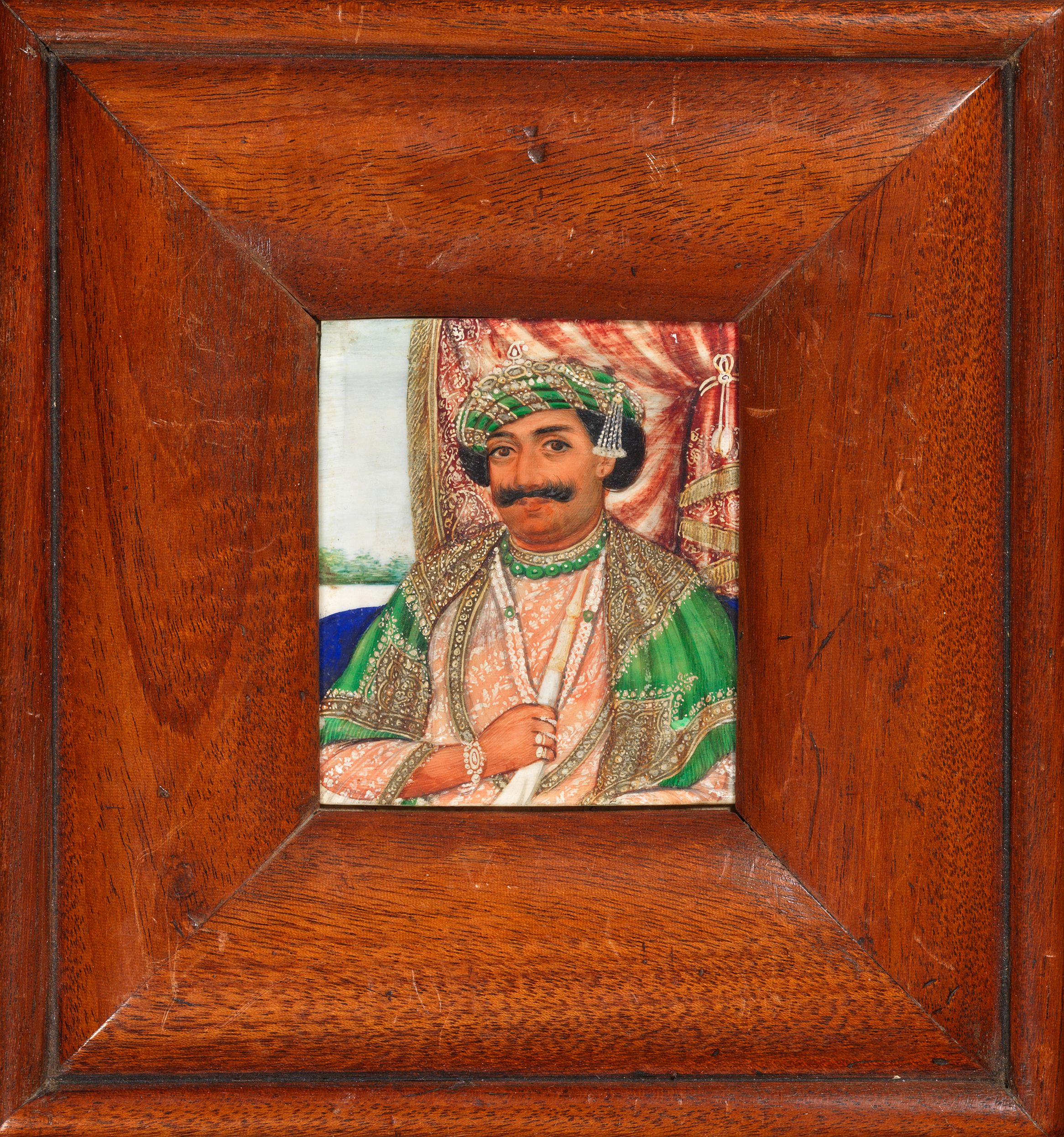 Three portraits of consorts of the Mughal Emperor Akbar II (reg. 1806 ...