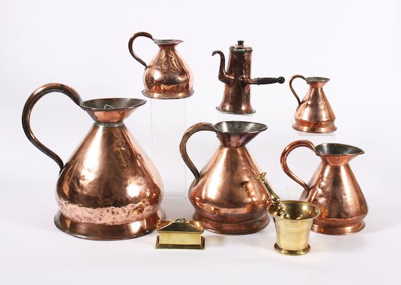 Bonhams : A graduated, part and matched set of five 19th century ...