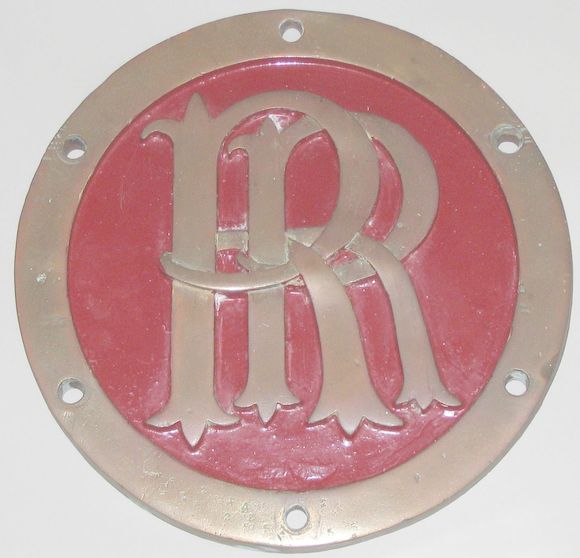Bonhams : Rhodesia Railways (RR) circular locomotive brass plaque