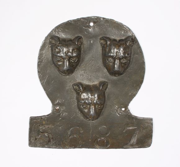 Bonhams : A Salop lead firemark