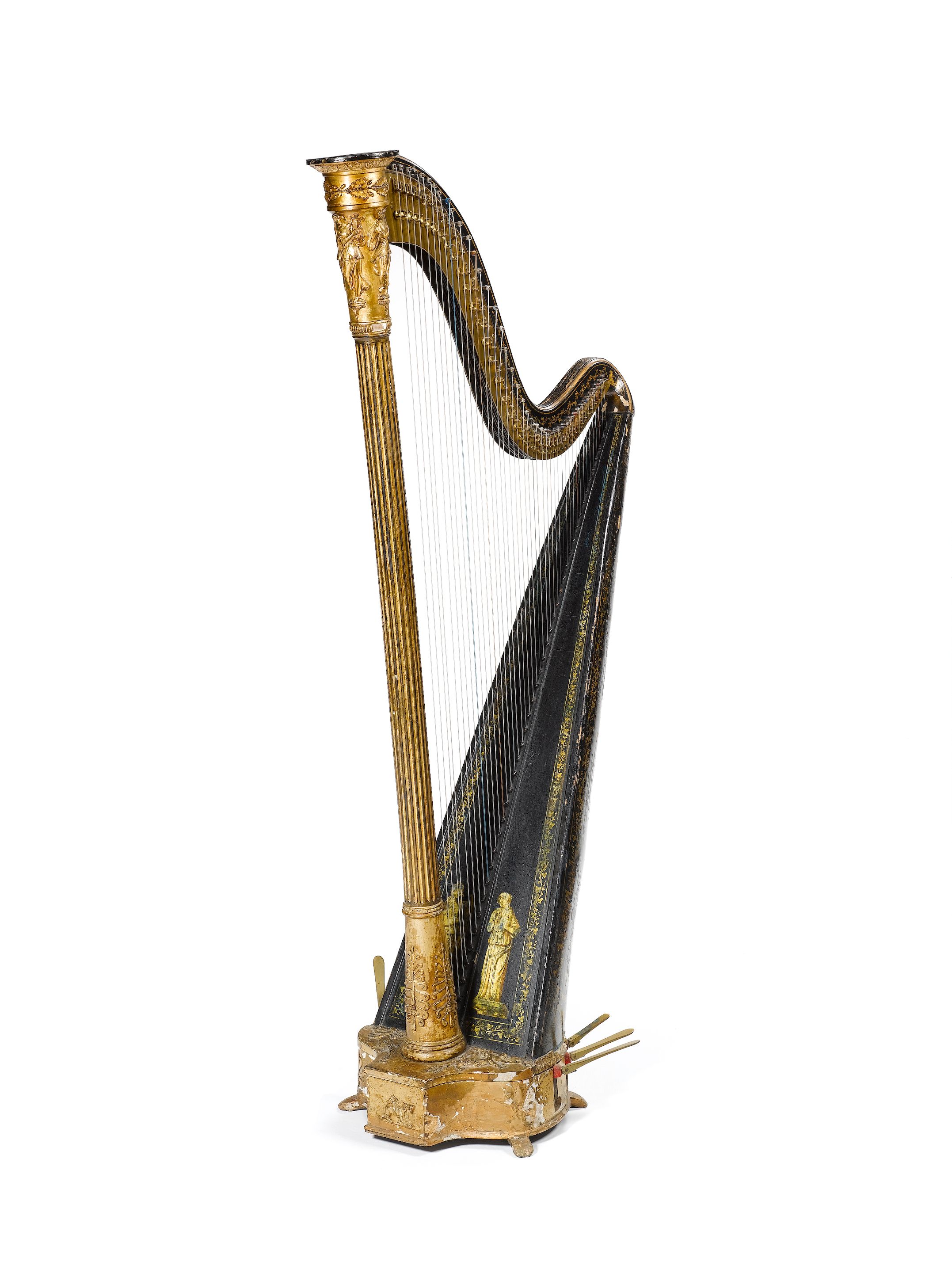 A Grecian Harp by Sebastian Erard, London, - auctions & price archive