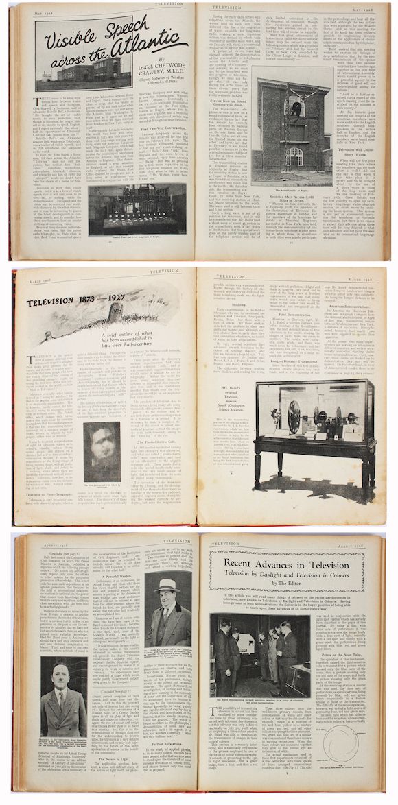 Bonhams : Television - A monthly magazine, Vol.1 No.1 March 1928 - Vol ...