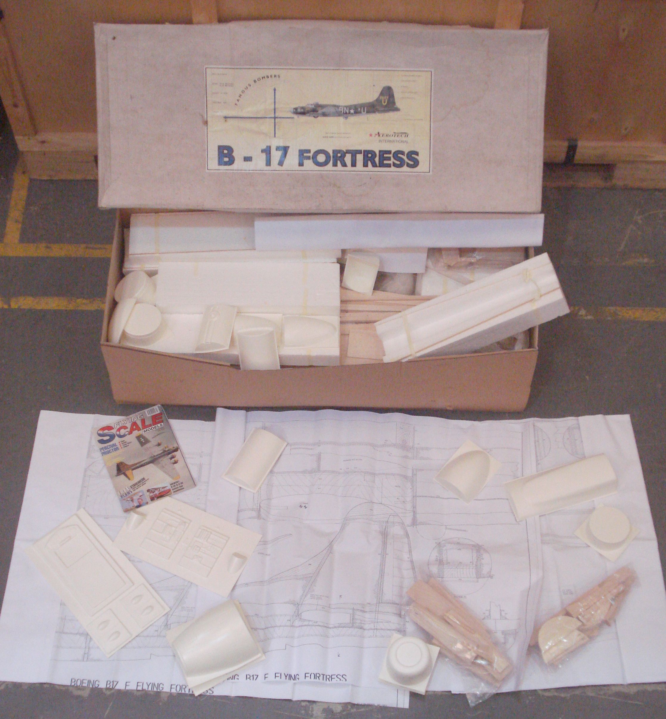 Bonhams Cars : A Boeing B-17 F Fortress Bomber 1:12 flying scale model ...