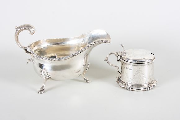 Bonhams : A William IV silver mustard pot by Charles Fox (I), London ...