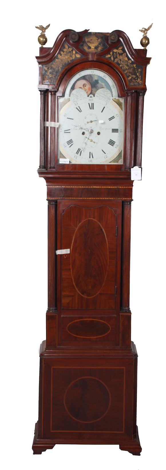Bonhams : A George III mahogany longcase clock Siddington, Liverpool