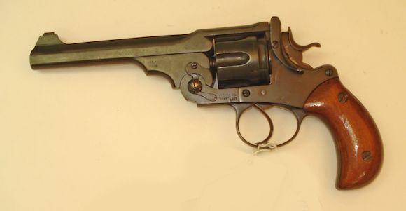 Bonhams : A Deactivated .455 Six-Shot Webley WG Army Model Revolver