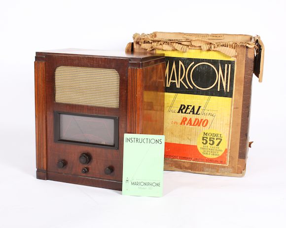 Bonhams : A Marconi table radio