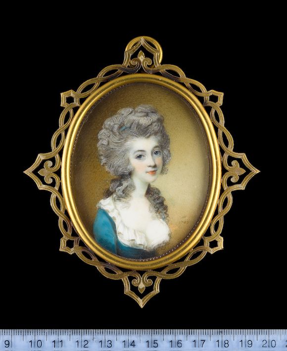 Bonhams : Horace Hone, ARA (Irish, circa 1756-1825) Ellen O'Brien, Mrs ...