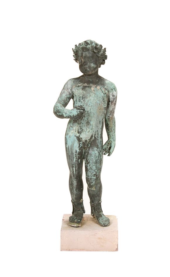 Bonhams : After the Antique A copper clad figure of cupid