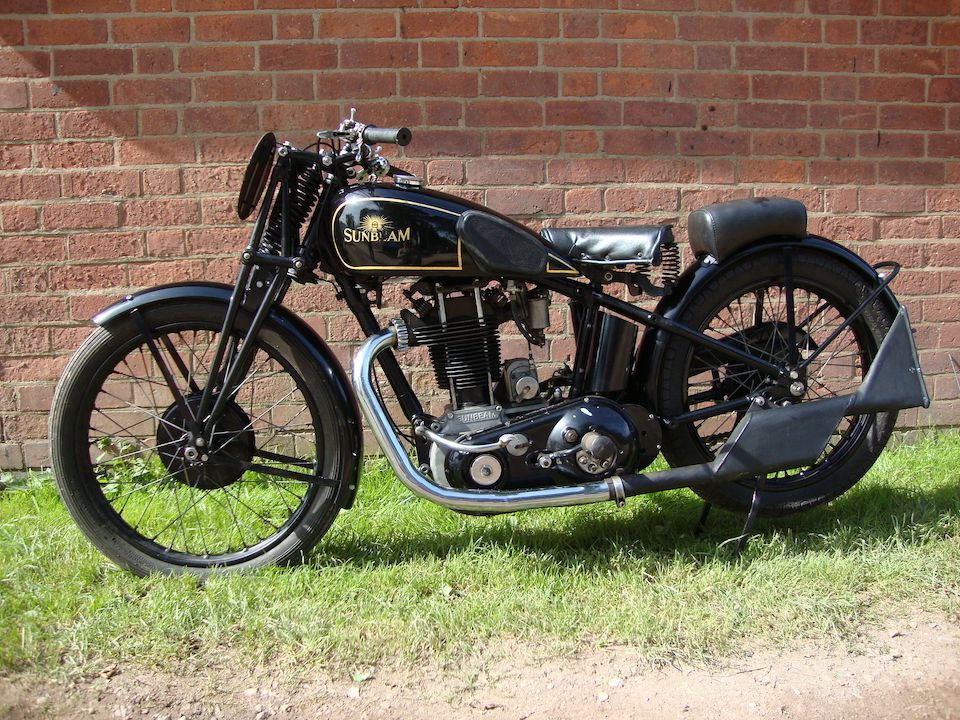 Bonhams : 1934 Sunbeam 493cc Model 95R Racing Motorcycle Frame no. 95R ...