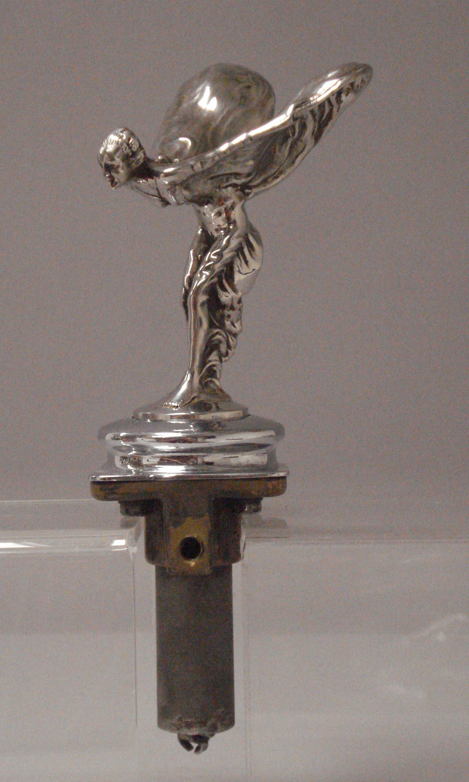 Bonhams Cars : A Rolls-Royce Silver Shadow Spirit of Ecstasy mascot,