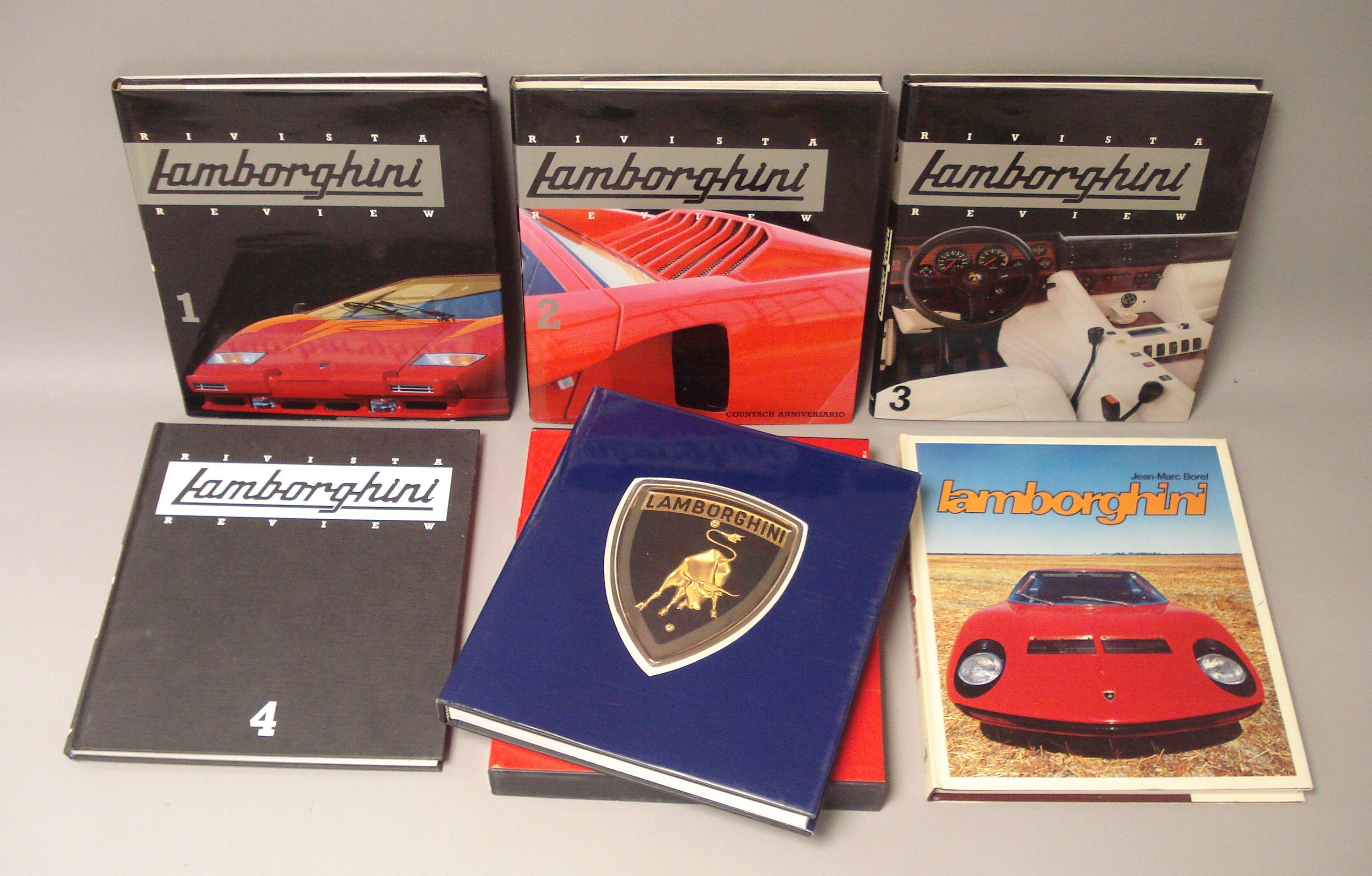 Bonhams Cars : A selection of six Lamborghini books, (6)