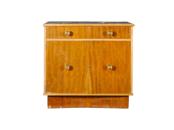 Bonhams : Laszlo Hoenig, a satinwood veneer chest of drawers, circa ...