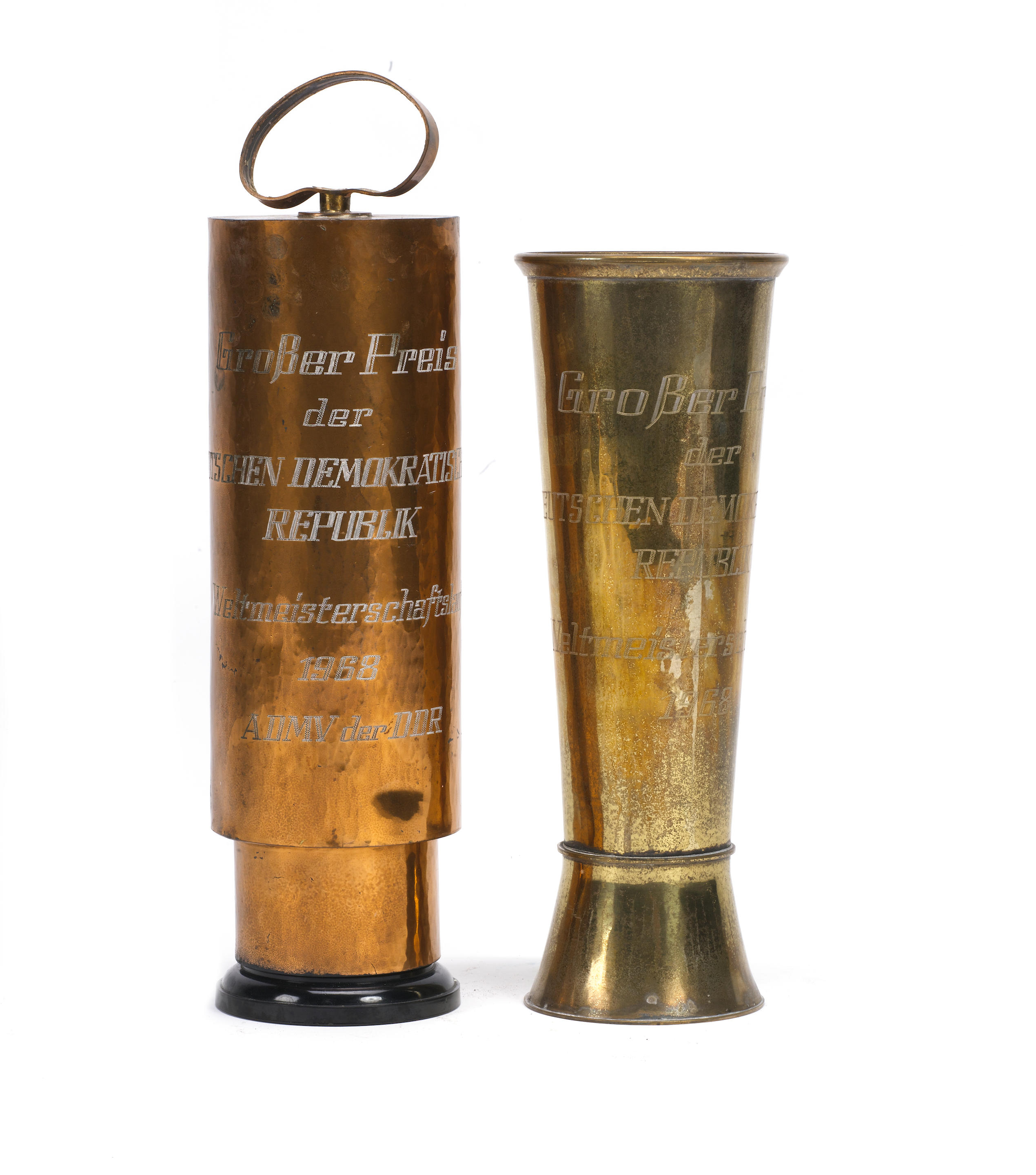 Bonhams Cars : Two 1968 East German Grand Prix trophies,