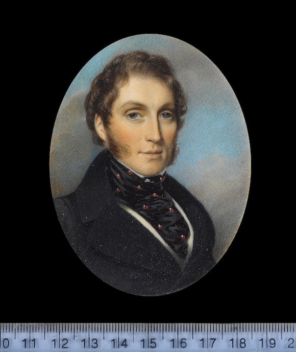 Bonhams : George Engleheart (British, 1750-1829) A Gentleman, called ...