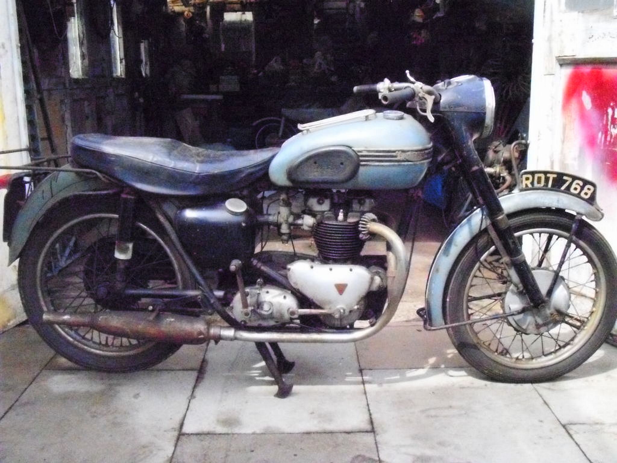 Bonhams Cars : 1955 Triumph 649cc Tiger 110 Frame no. 59658 Engine no ...