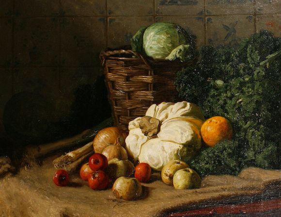 Bonhams : August Johannes le Gras (Dutch, 1864-1915) A still life of ...