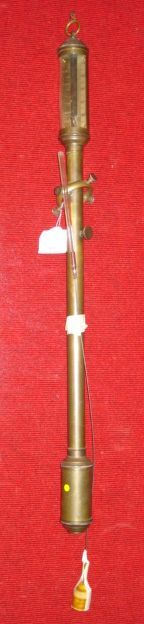 Bonhams : A modern brass marine barometer, R.N. Desterro, Lisbon,