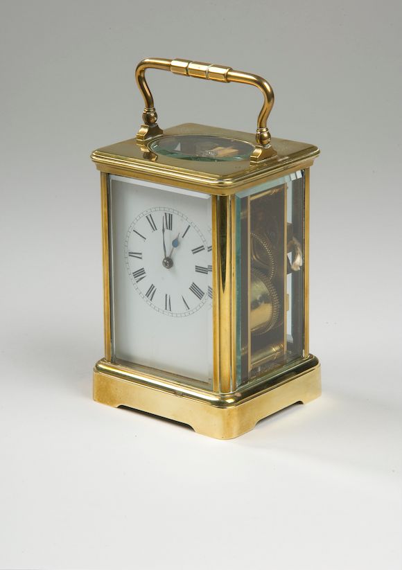 Bonhams : A late 19th Century carriage clock