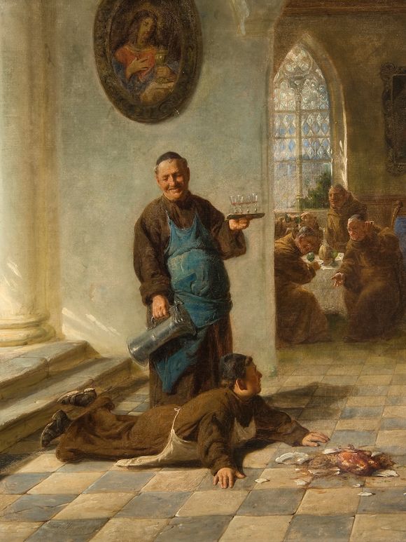Bonhams : Adolf Humborg (Austrian, born 1847) The unfortunate monk