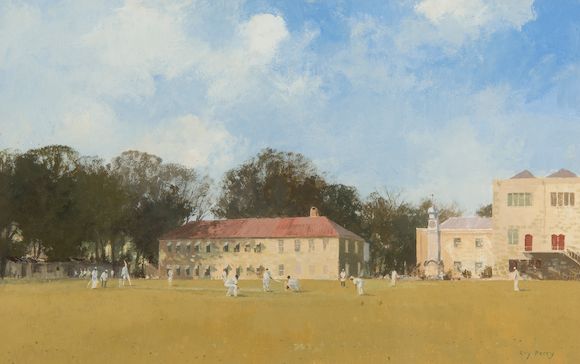 Bonhams : Roy Perry, RI (British, 1935-1993) Cricket match