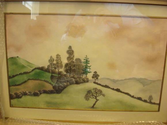 Bonhams : Fergus Graham (British, 20th Century) A Rural Scene and ...