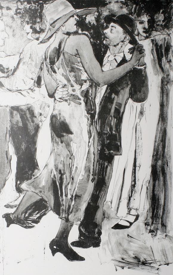 Bonhams : David Remfrey (British, born 1942) The dance
