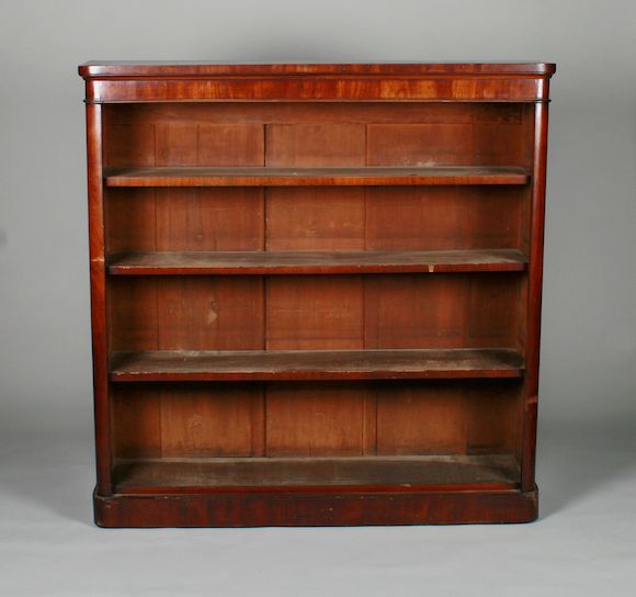 Bonhams : A Victorian mahogany dwarf open bookcase