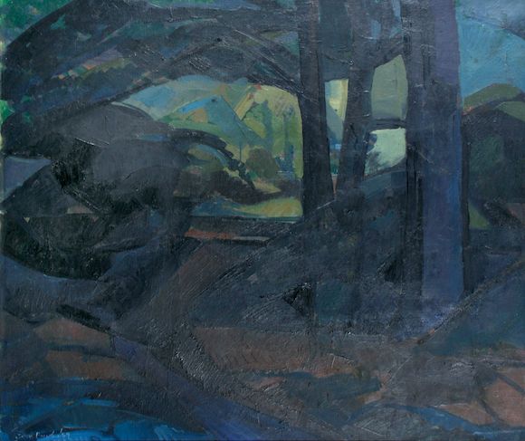 Bonhams : John Bowles, (British later 20th century) Abstract landscape ...
