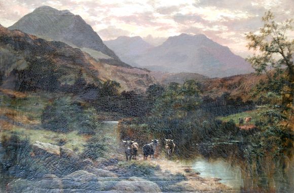 Bonhams : Edgar Longstaffe (British, 1849-1912) 'Near Corrour, Highlands',