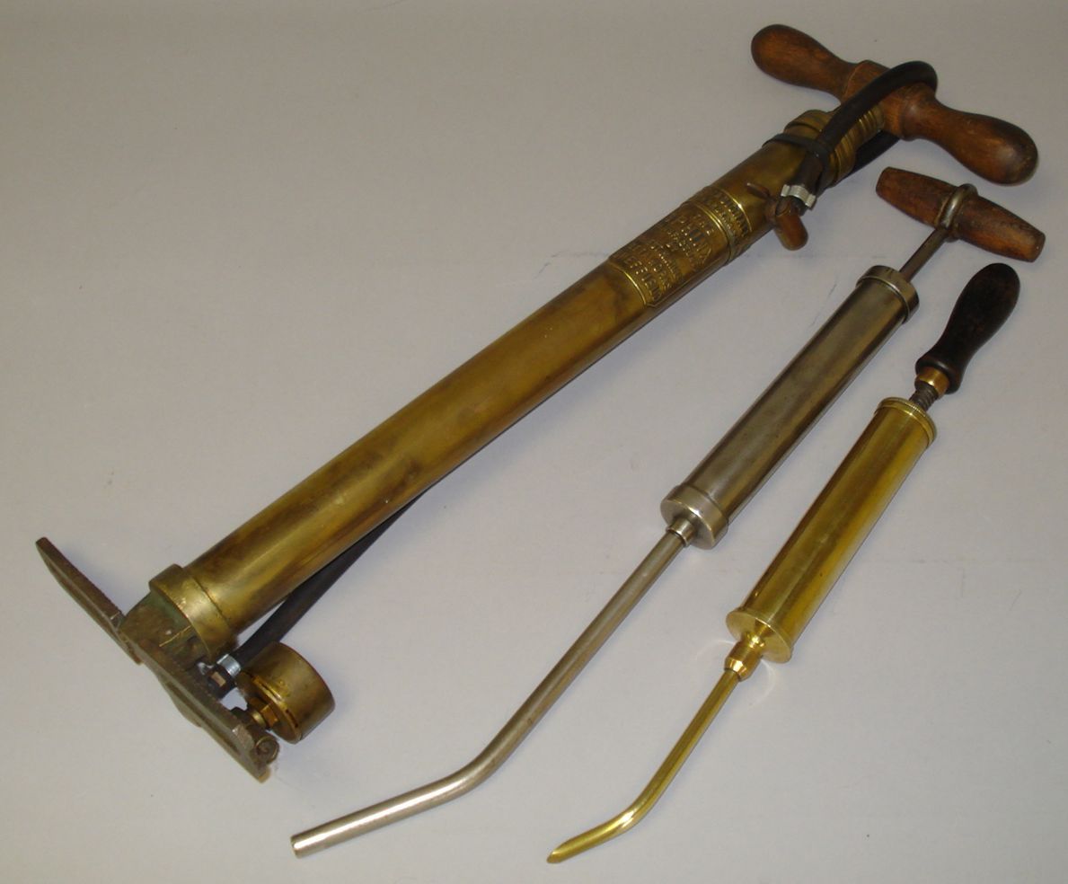 Bonhams Cars : 'The Sphinx' stirrup pump by Ernest H Hill Ltd of Sheffield,