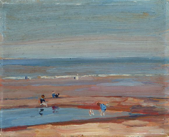 Bonhams : Mark Senior (British, 1864-1927) The Beach