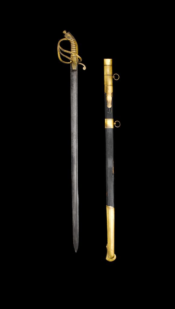 Bonhams : A rare Russian naval officer's 1855 pattern 'Golden' sword ...