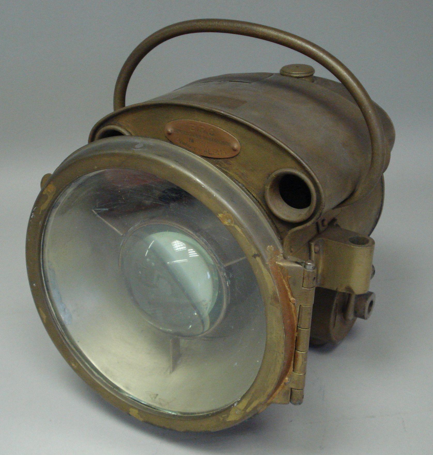 Bonhams Cars : A BRC self-generating Acetylene headlamp,