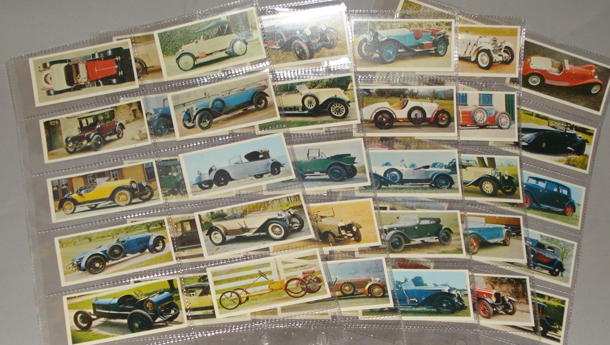 Bonhams Cars : A set of Craven 'Black Cat' vintage cars cigarette cards ...