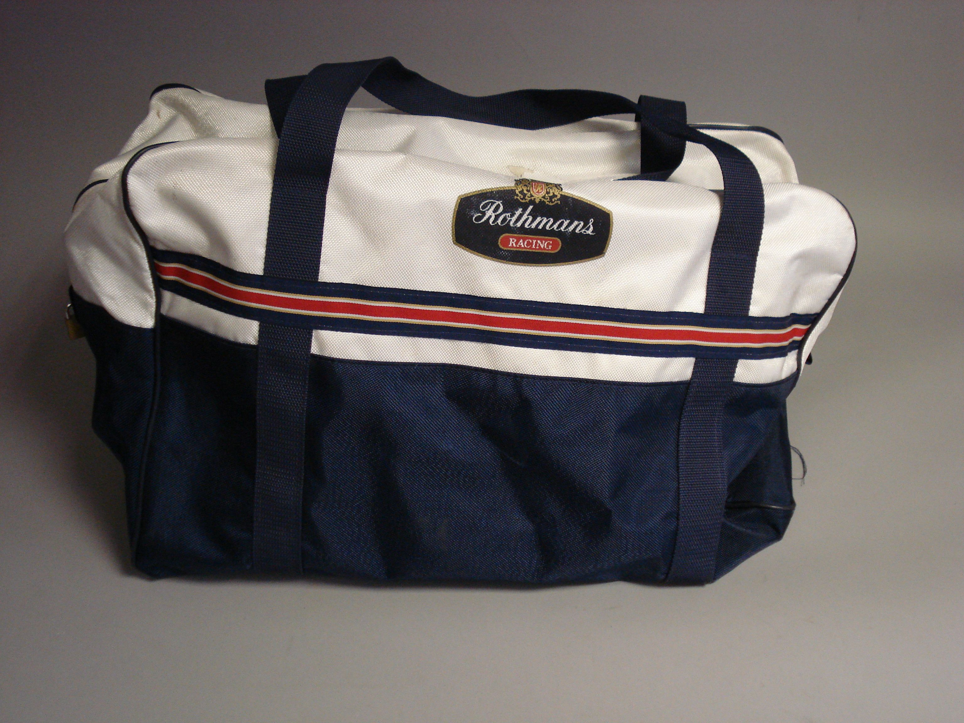 Bonhams Cars : A Rothmans Racing duffle bag,